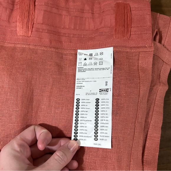 IKEA | Other | Ikea Linen Curtain Panel | Poshmark